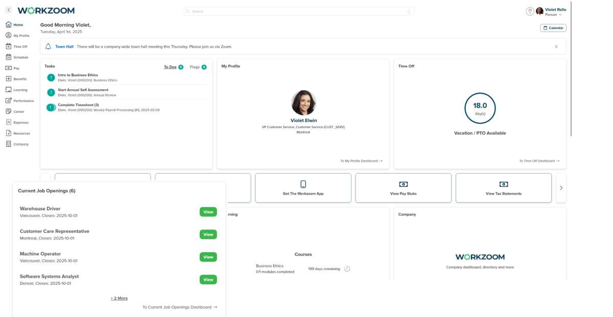 Workzoom - All-in-one People Management Software